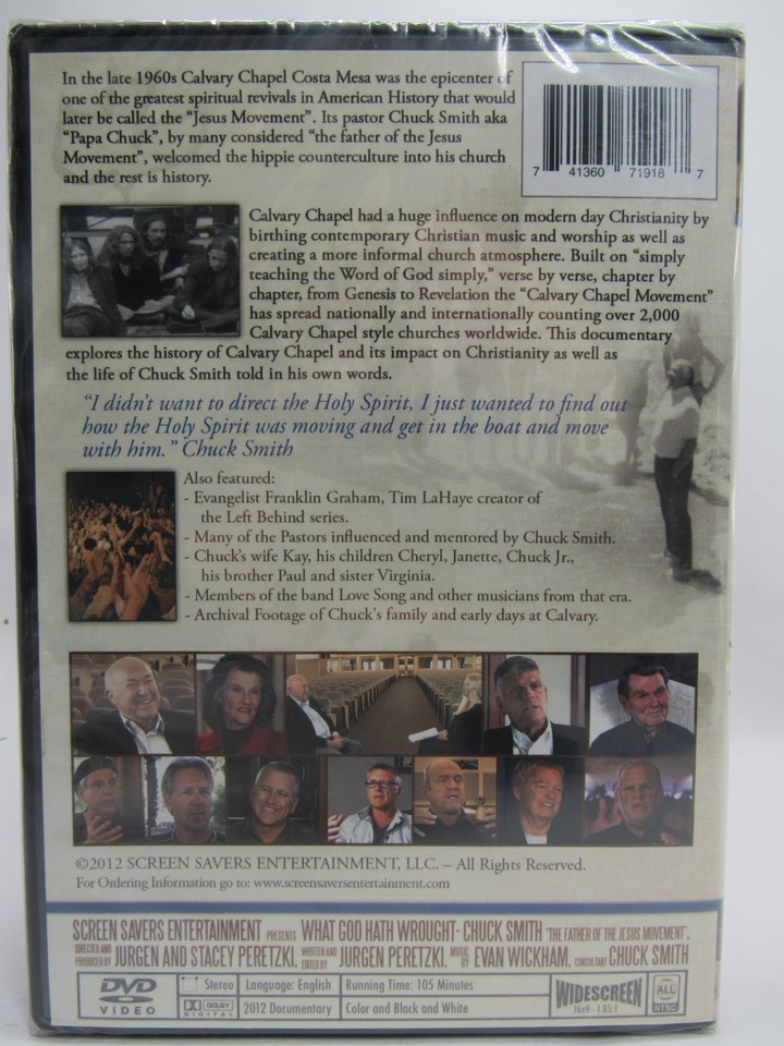 What God Hath Wrought DVD Chuck Smith Documentary Calvary Chapel New Sealed | eBay