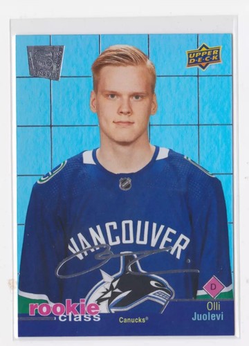 2020-21 UD EXTENDED SERIES ROOKIE CLASS INSERT OLLI JUOLEVI #RC-34 ...