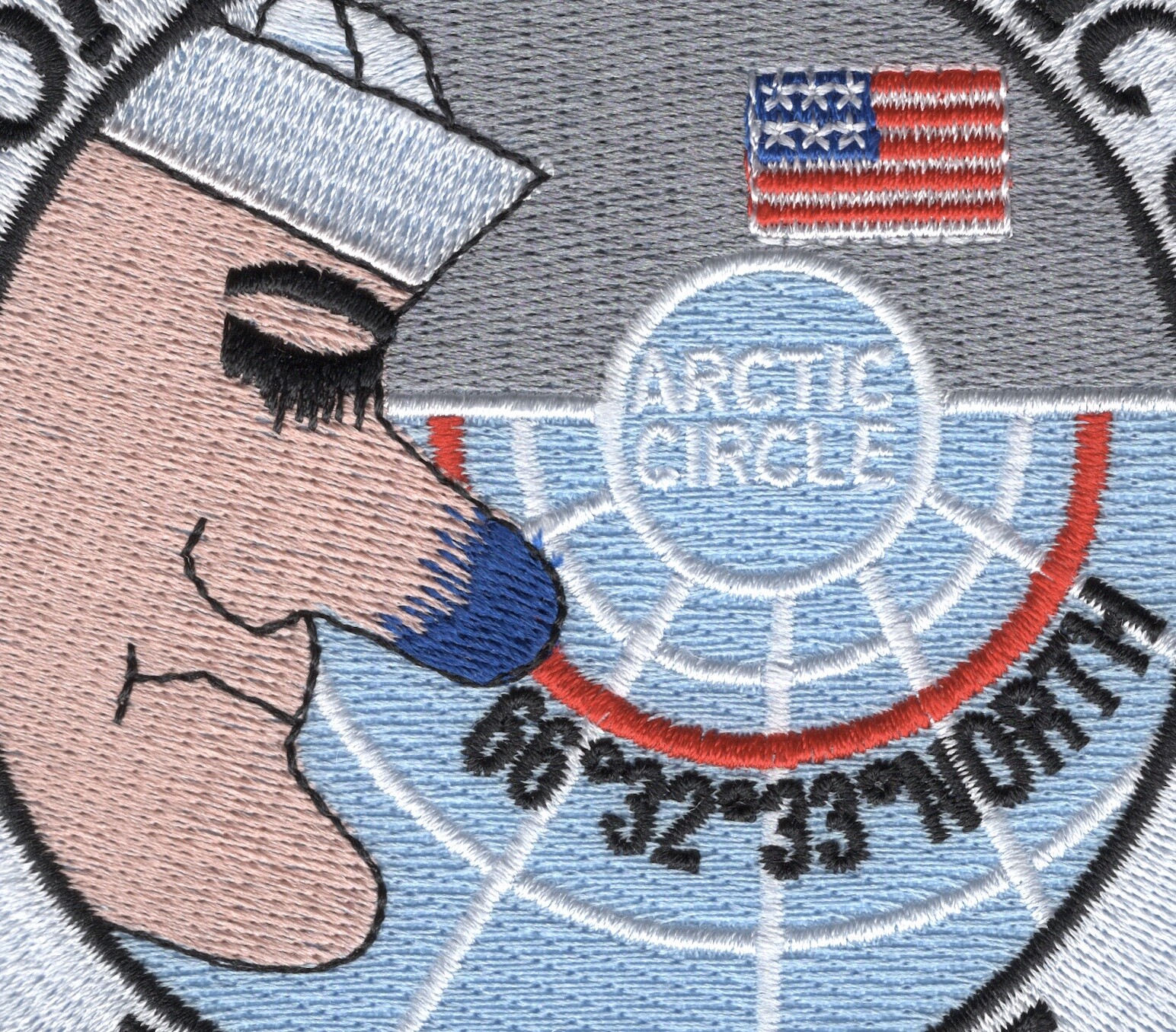 Blue Nose Realm Of The Arctic Circle Patch | eBay