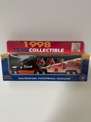 Cincinnati Bengals White Rose Collectibles 1998 NFL Tractor Trailer Toy ...