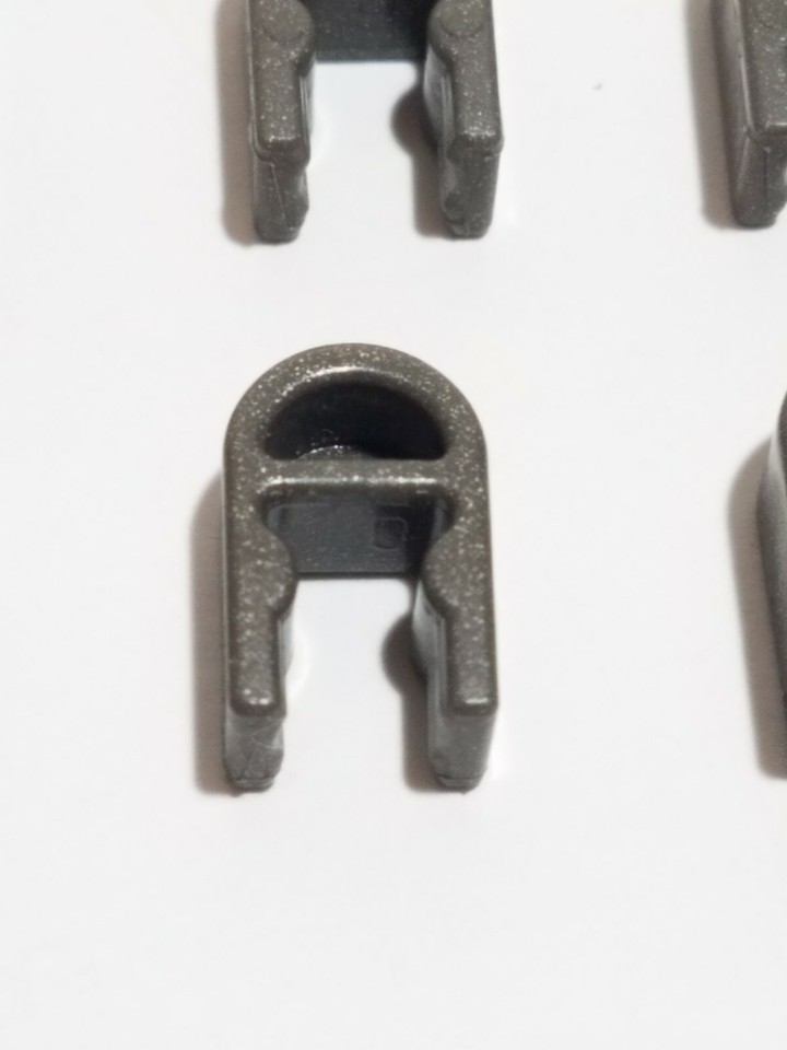 25 K'NEX Bronze Metallic Brown Clips Single Position End Connector ...