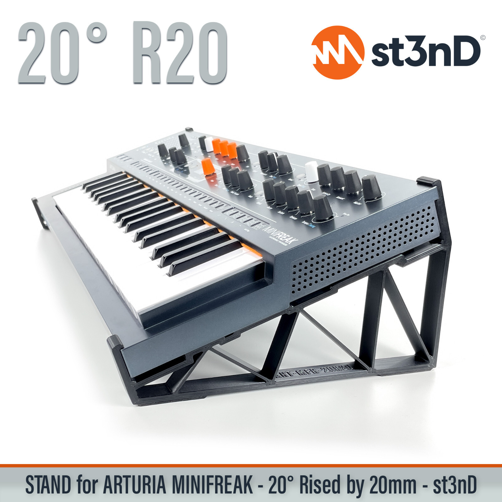 STAND for ARTURIA MINIFREAK - 20° Rised 20mm 3Dprinted- 100%Buyers ...