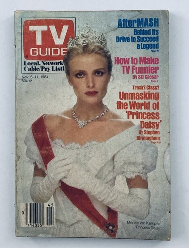 TV Guide Magazine November 5 1983 Merete Van Kamp Cincinnati Ed. No ...