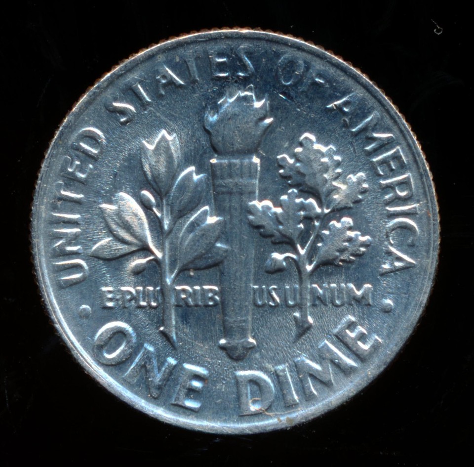 1967 P Roosevelt Dime, Mint Error, Missing Clad Layer | eBay
