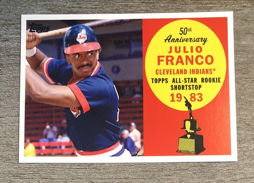 Julio Franco 2008 Topps 50th Anniversary Indians #AR19 *A932* | eBay