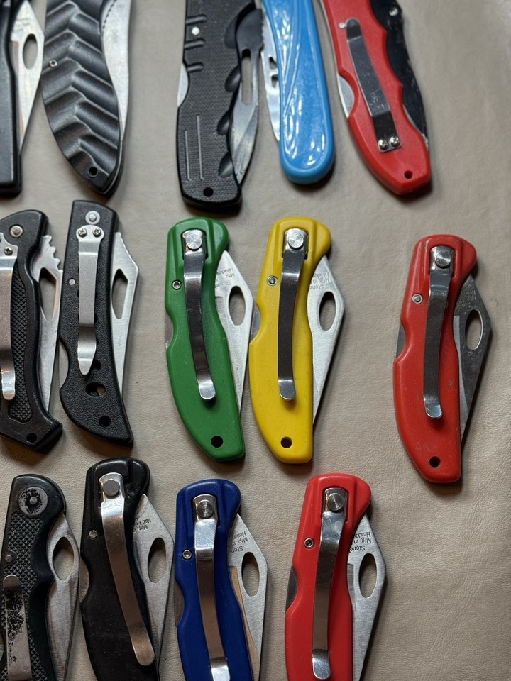 TSA Confiscated Folding Pocket Knives 55 PCS /Pre-Owned. | eBay