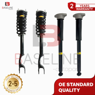 4x Front Rear Shock Struts Assys Fit Mercedes W205 C300 C400 C450 ...