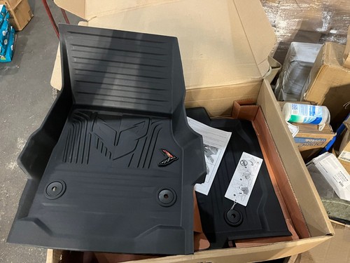 2020-2025 Genuine Chevrolet Corvette C8 All-Weather Floor Liners Black ...