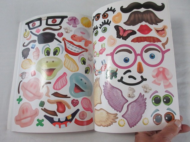 Wacky Faces Picture Sticker Book With 150 Stickers for Wacky Wacky Fun ...