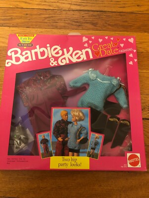 #7880 NRFB Vintage Mattel Barbie & Ken Great Date Fashions | eBay