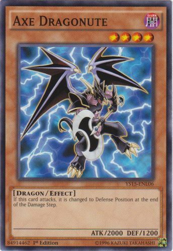 3 x Axe Dragonute - YS15-ENL06 - Common - 1st Edition Near Mint ...