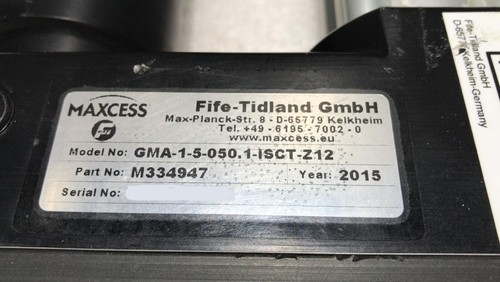 FIFE GMA-1-5-050.1-ISCT-Z12 GLOBAL MAXCESS ACTUATOR / M409469 W/ EC PART | eBay