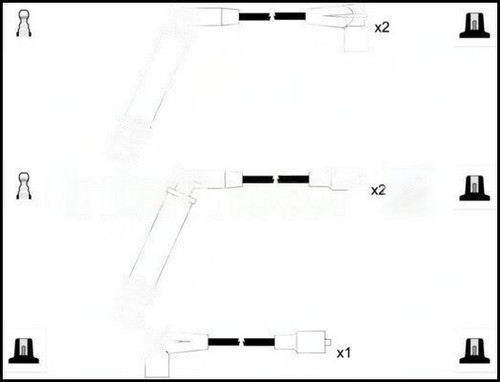 Intermotor Allumage Câble Ensemble 76334 Remplacement 1612558, Zef ...