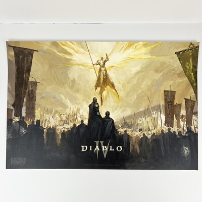 Diablo 4 IV Gamestop Poster 12”x18” Gaming Lithograph Poster New | eBay