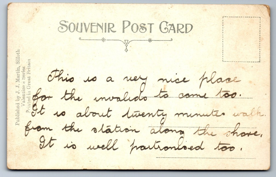 C.1910 LOT OF (6) SILLOTH, CUMBRIA, ENGLAND Postcards SOLDIER TRAIN ...