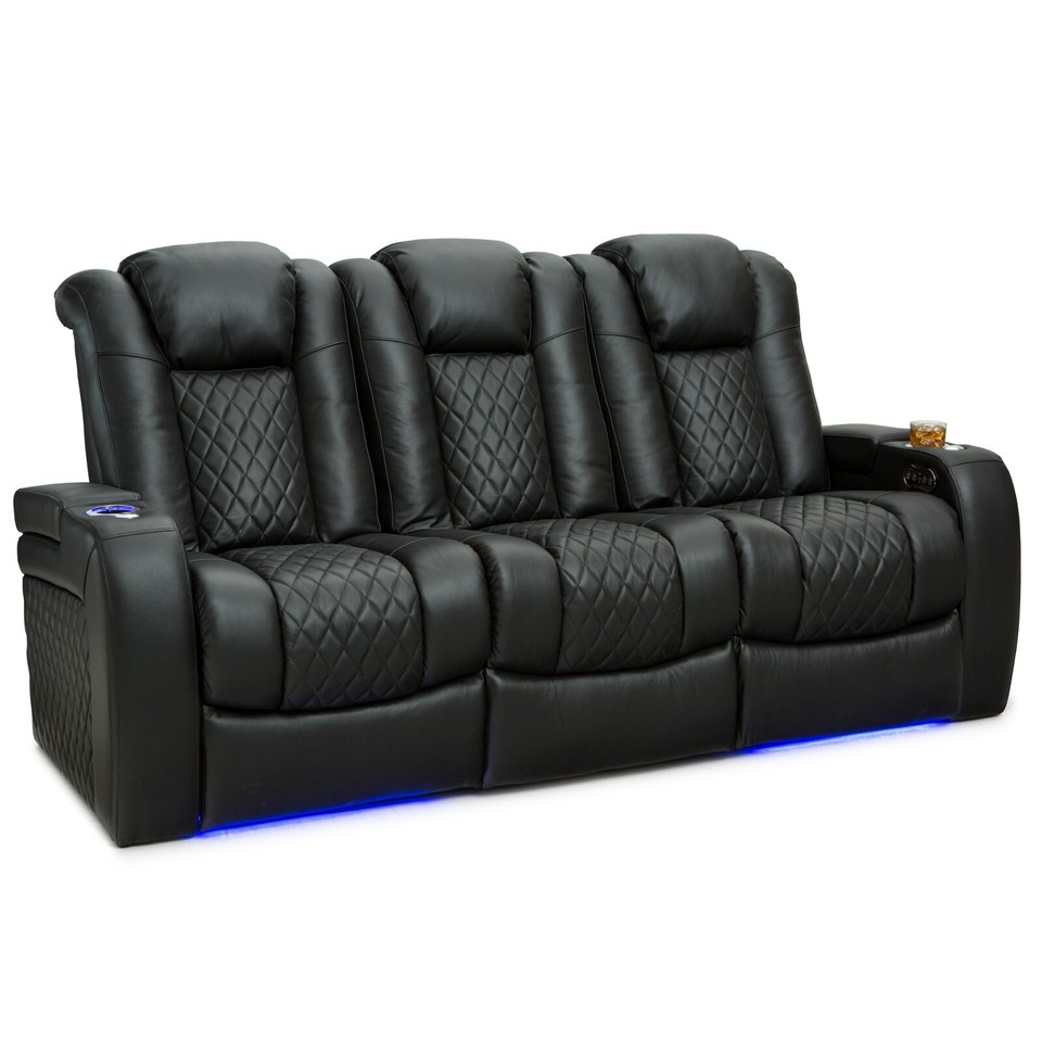 Seatcraft Anthem Home Theater Seating Sofa + Loveseat Set Seat Chair ...