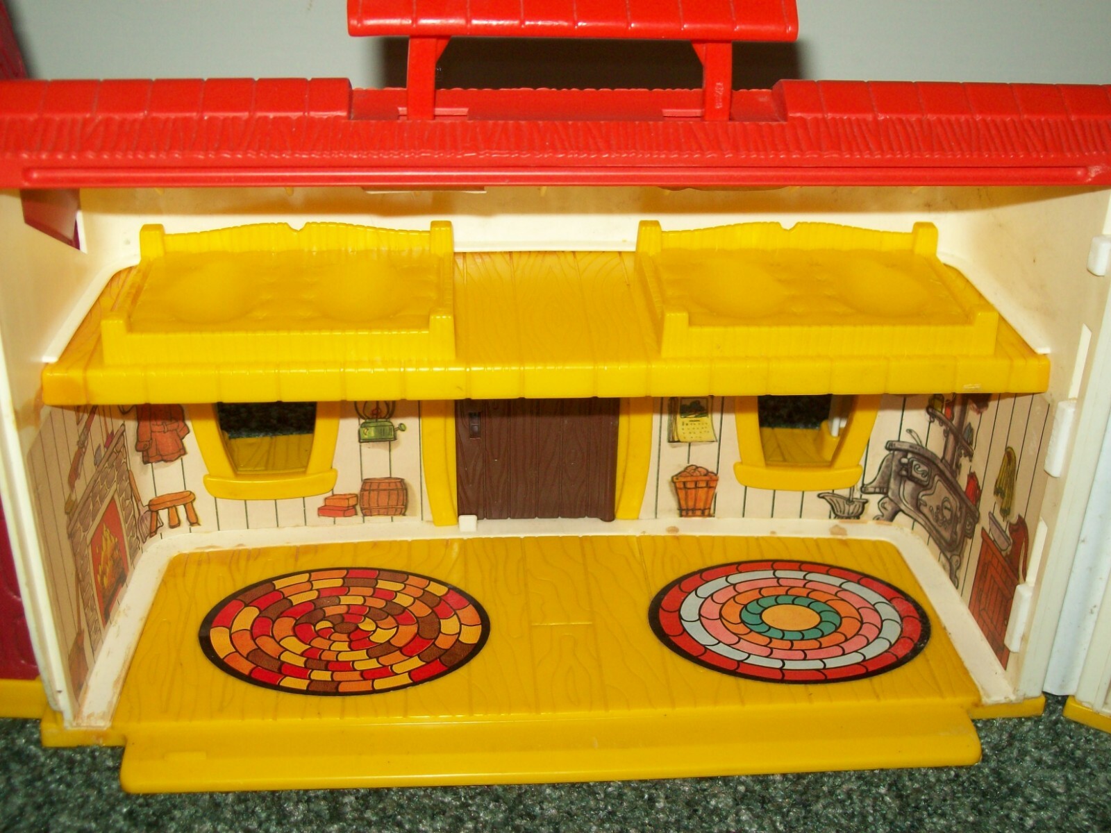 Vintage Weebles Western Play Set West Ranch House HTF Cowboy Hat LOADED ...