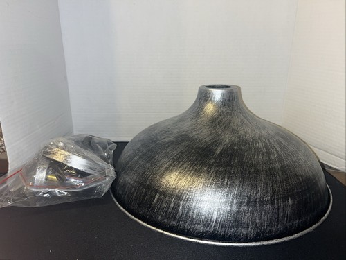 New Rustic Ceiling Canopy Light Industrial Loft Metal Lampshade Retro ...