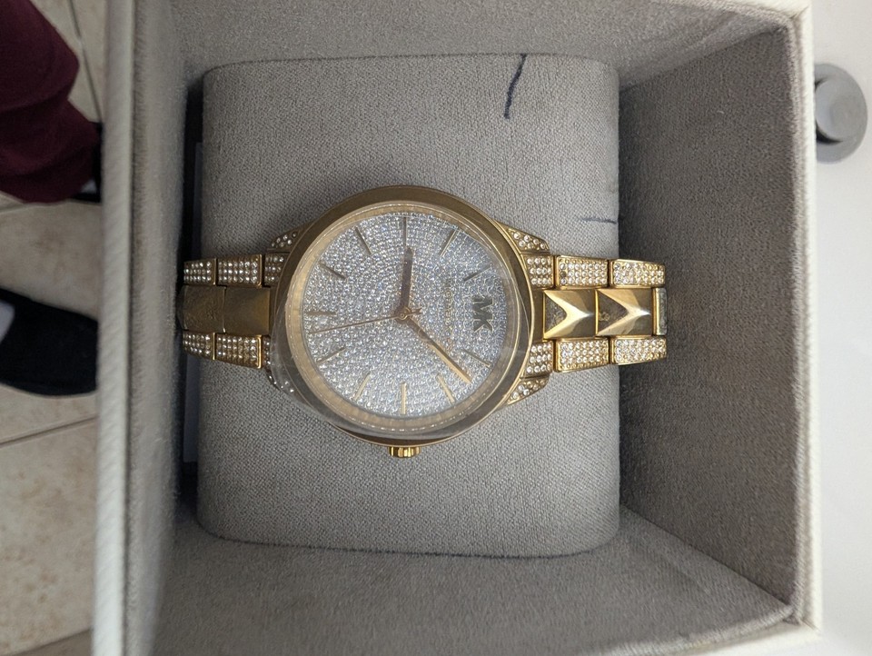 MICHAEL Michael Kors Runway Mercer Gold DialWatch for Women MK6715 | eBay