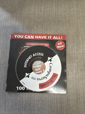"Have It All" CompuServe / AOL Collectible, Install Disc, Vintage Sign ...