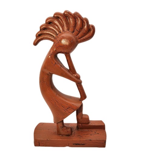 Kokopelli Native American Fertility God Ceramic Figurine 10.5” Vintage ...