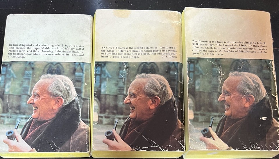 JRR Tolkien Lord of the Rings / Hobbit Paperback Boxed Set 1973 ...