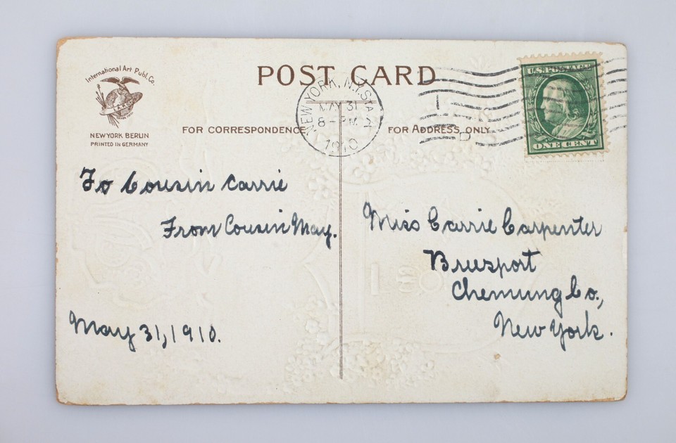 Vintage Postcard Patriotic Decoration Memorial Day American Flag GAR ...