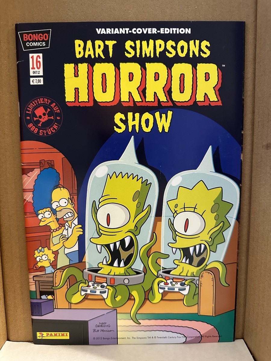 Scary Bart Simpson THE SIMPSONS Bart Simpson Masks Latex Overhead