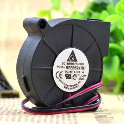 DELTA 5015 24V 0.16A 5CM BFB0524HH Turbo Centrifugal Blower Cooling Fan ...