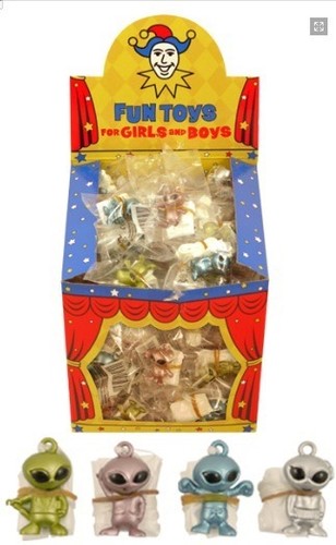 108x Alien Parachute Parachutist Men Party Loot Bag Fillers Toys In ...