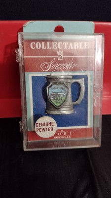 Collectible Souvenir Graceland Memphis Tennessee Genuine Pewter Thimble ...