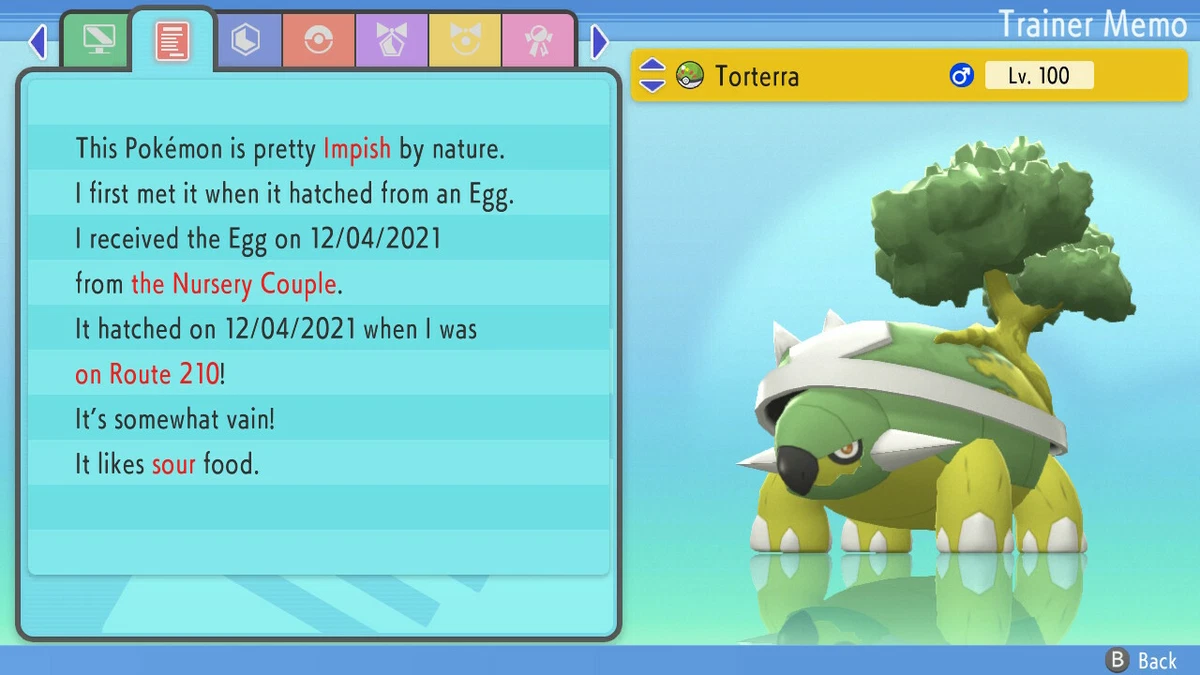 Pokemon Shiny Torterra