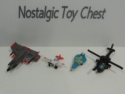 Vintage Micro Machines Air Planes Helicopter Jets Bomber Military Lot ...