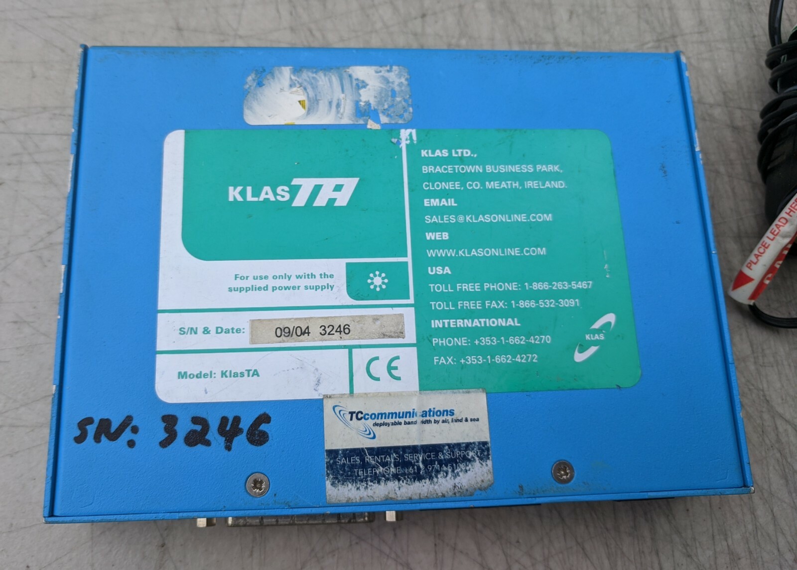 KlasTA Automatic Data Processing Interface Unit Klas TA Telecom #A | eBay