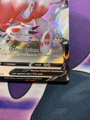 Hisuian Zoroark V Lost Origin Pokemon Card! 146/196 English | eBay