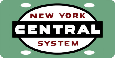 New York Central Cigar Band Logo Railroad Train License Plate | eBay