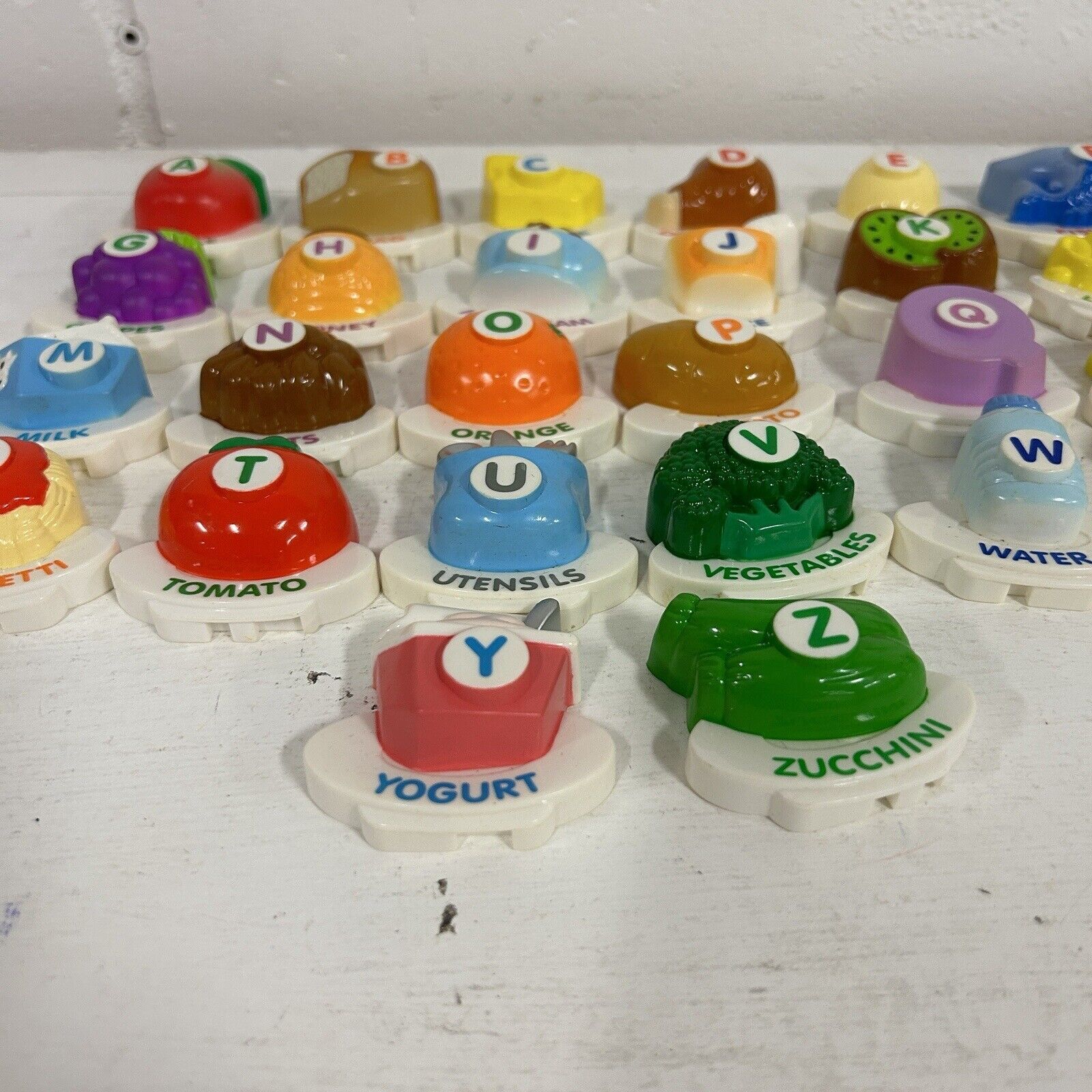 Vtech ABC Alphabet Food Fun Refrigerator Magnets COMPLETE A-Z | eBay
