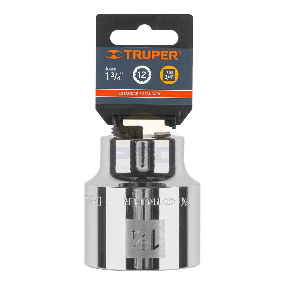 Truper D-3456 1-3/4" socket, 12 point, 3/4" drive | eBay