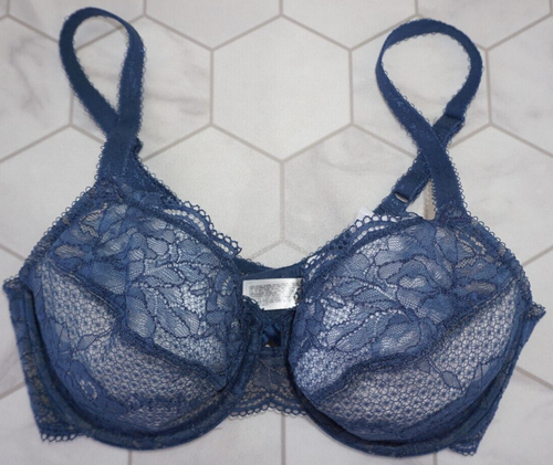 Wacoal 851287 So Sophisticated Underwire Lace Blue Bra | eBay