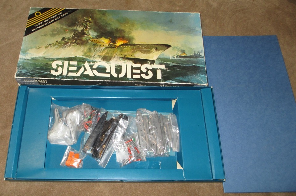 Vintage Seaquest Naval board game war strategy Complete | eBay