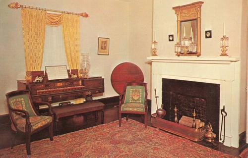 Postcard Parlor Ash Lawn James Monroe Home Charlottesville Virginia | eBay