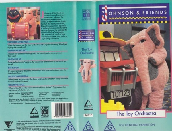 Johnson and Friends The Toy Orchestra 1995 RARE VHS Tape for sale ...