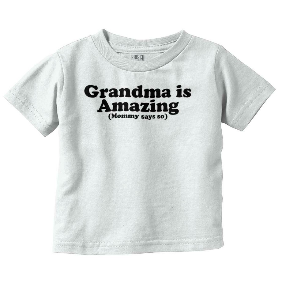 Nana Grandma Is Amazing Grammy Shower Gift Toddler Boy Girl Youth T ...
