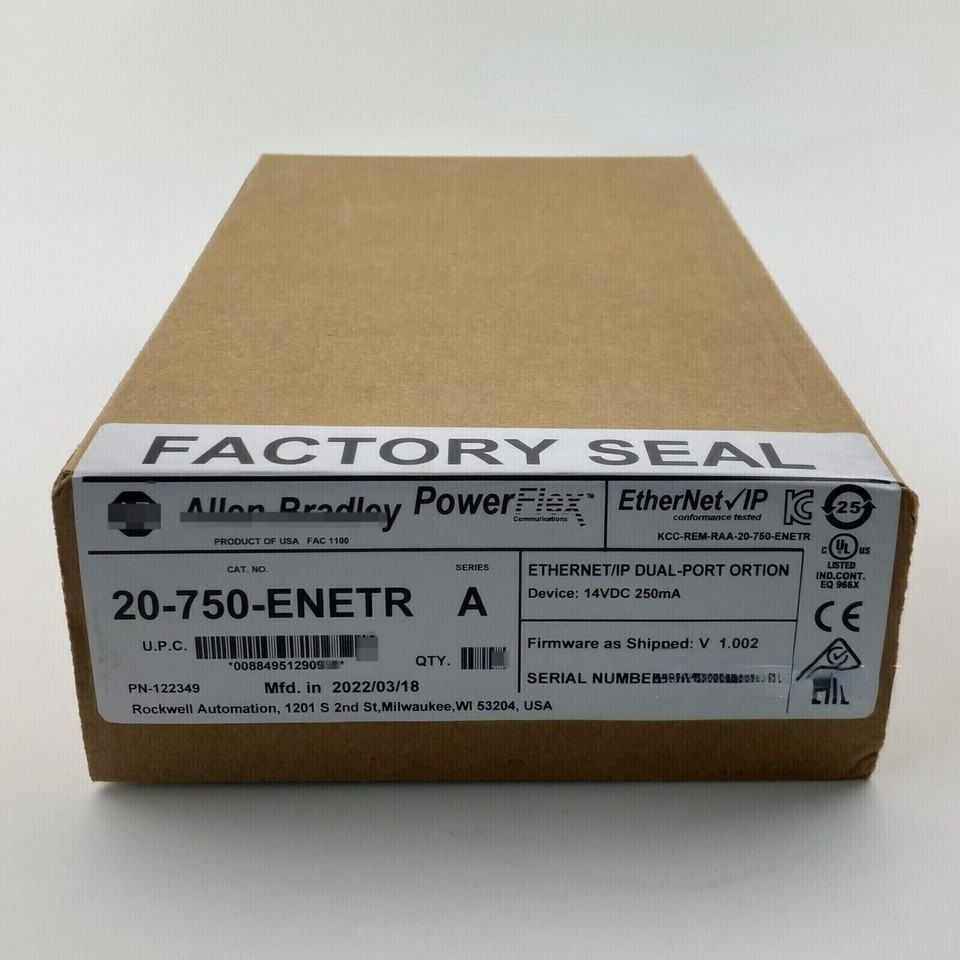 20-750-ENETR PowerFlex 750 Dual-port EtherNet/IP Module AB Fast ...