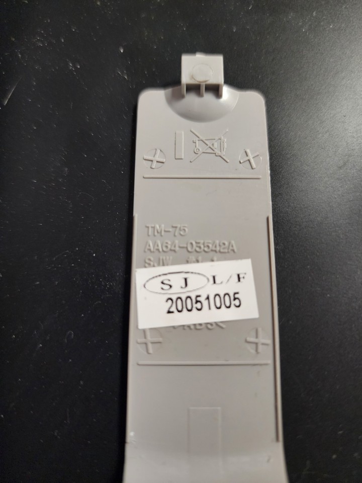 Genuine Samsung BN59-00376B LCD TV Remote Control BN5900376B GREY OEM TM-75 | eBay