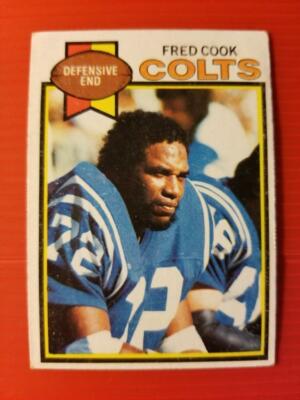 VINTAGE FRED COOK #502 BALTIMORE COLTS - LSU TIGERS - 1979 TOPPS NFL ...