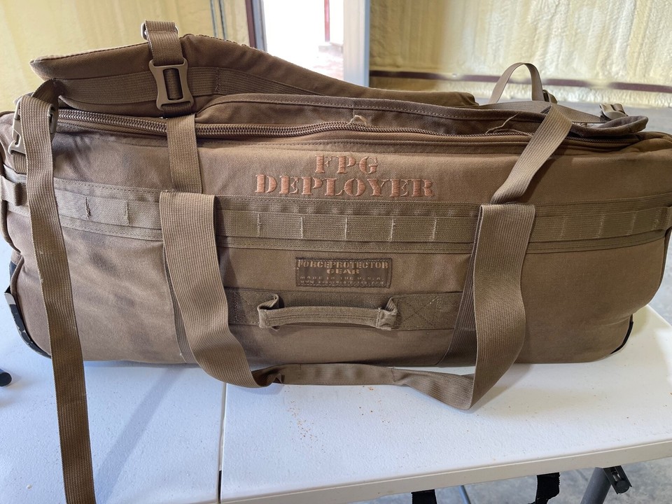 USMC Force Protector Gear Deployer FOR65 Deployment Bag Wheels VGC | eBay