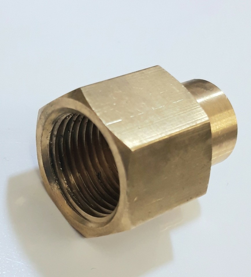 Metric Female Bush to Bsp Female Adaptors in Brass Fine metric adaptors ...