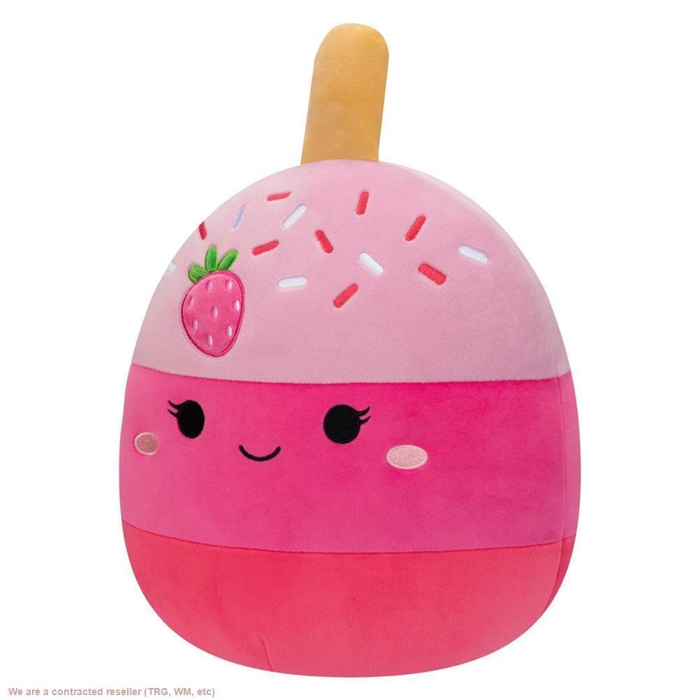 Squishmallows 11" Pama the Pink Strawberry Cake Pop Plush Toy | eBay
