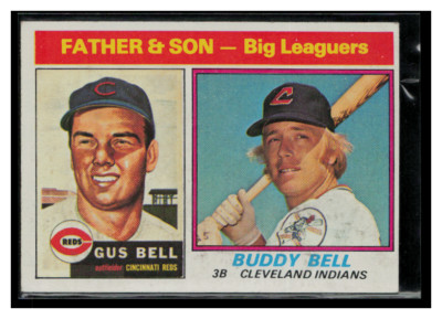 1976 Topps #66 Gus Bell / Buddy Bell Father & Son | eBay